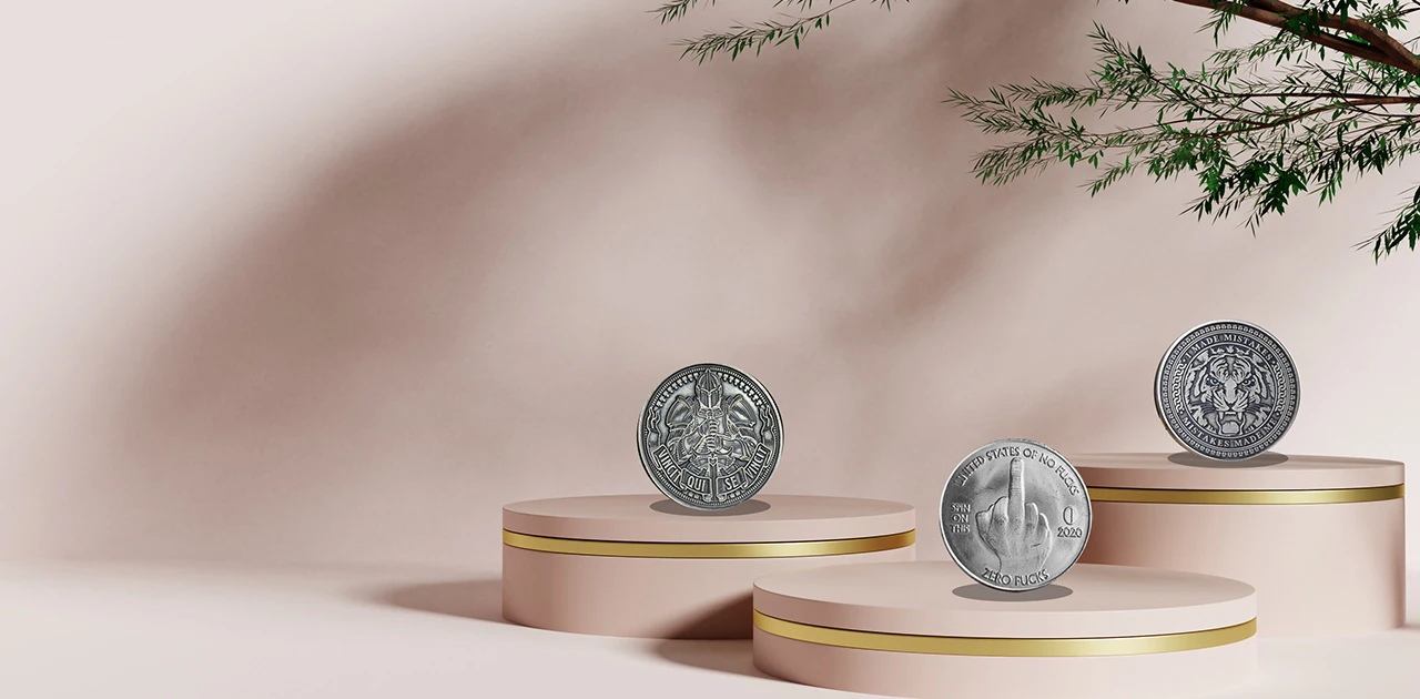 Custom Challenge Coins In Bulk | Design your Own | 2024