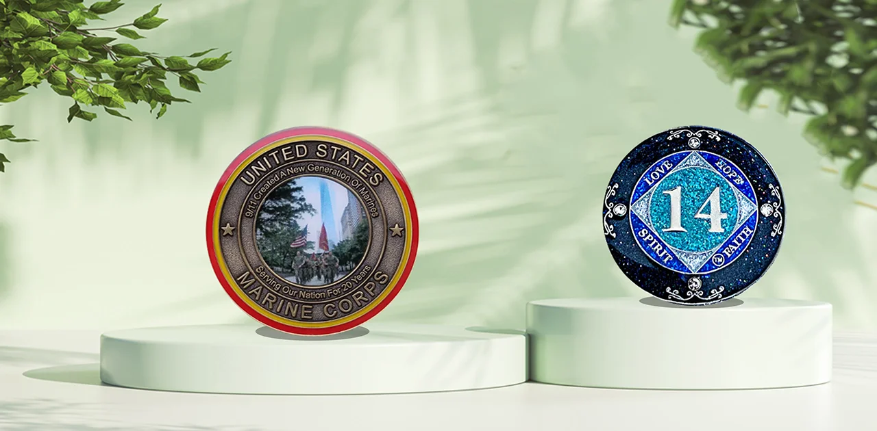 Custom Epoxy Dome Coins | 2024 | Austintrim